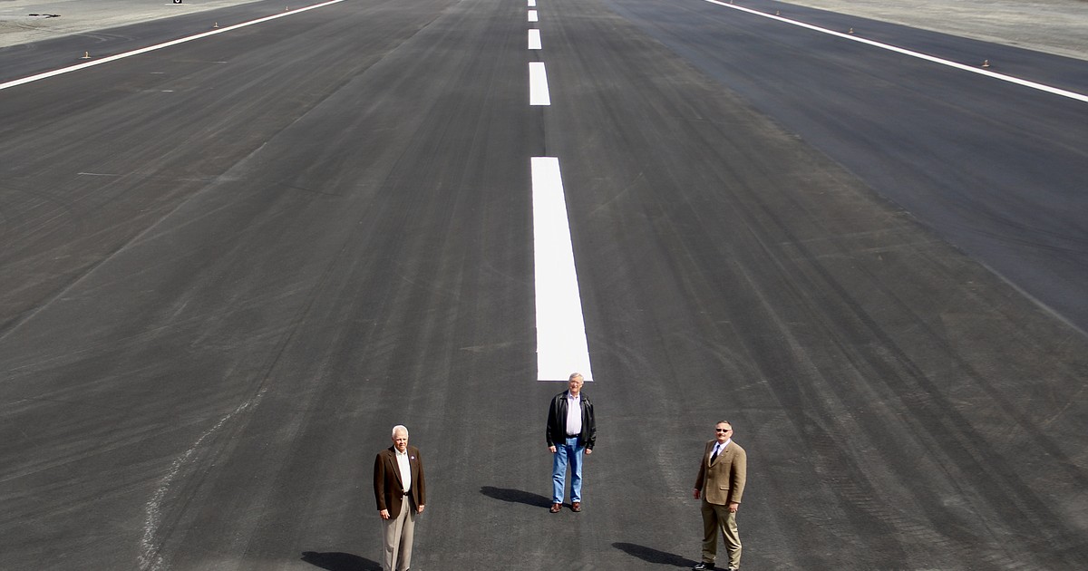 Main runway reopens after $21.5 million project to level surface ...