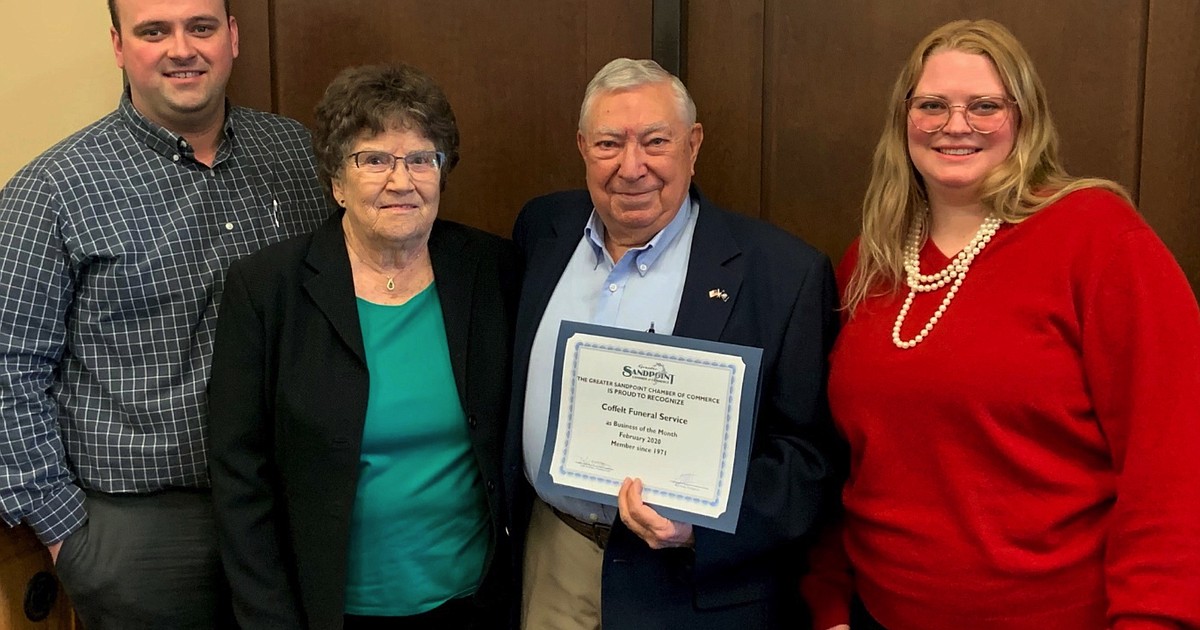 Coffelt Funeral earns chamber honors | Hagadone News Network