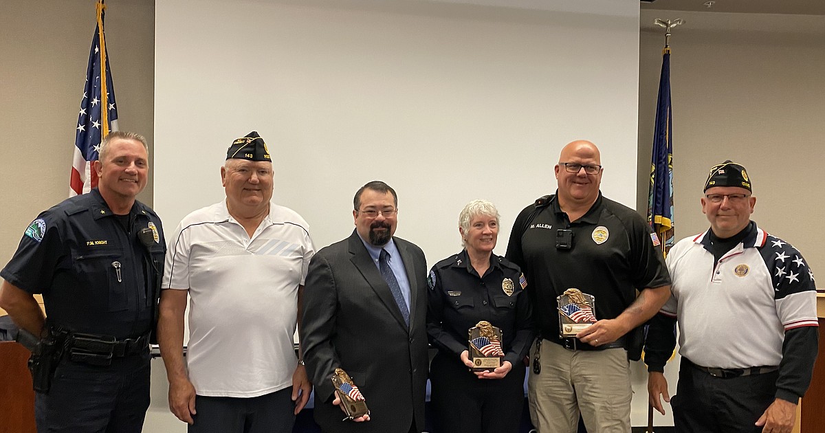 PFPD and American Legion honor award winners | Coeur d'Alene Press