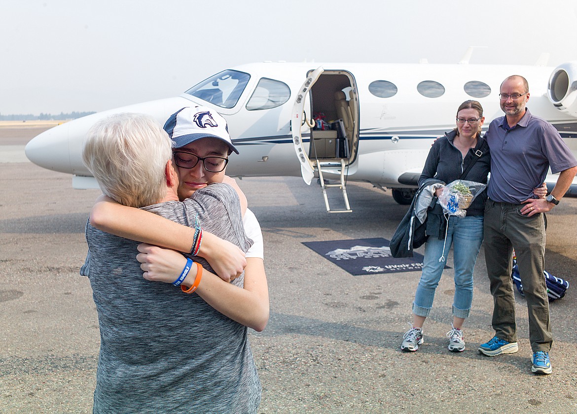 WELCOME BACK: Kimberly Peacock returns home thanks to special flight ...