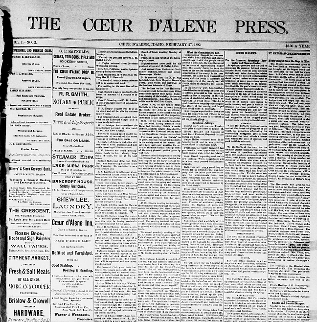 Attached at the vowels | Coeur d'Alene Press