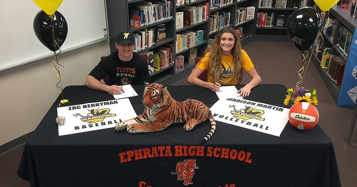 Ephrata standouts Martin, Berryman headed to Walla Walla | Hagadone ...
