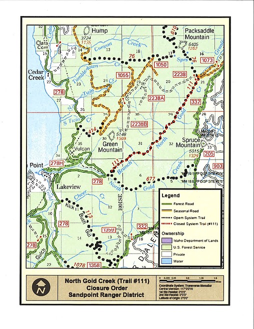 Work dims out N. Branch Gold Trail | Bonner County Daily Bee