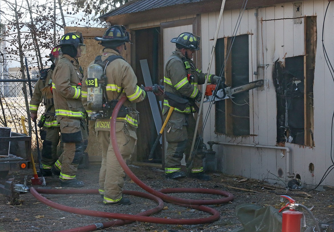 Structure fire at Shady Lane Mobile Home Park | Coeur d'Alene Press