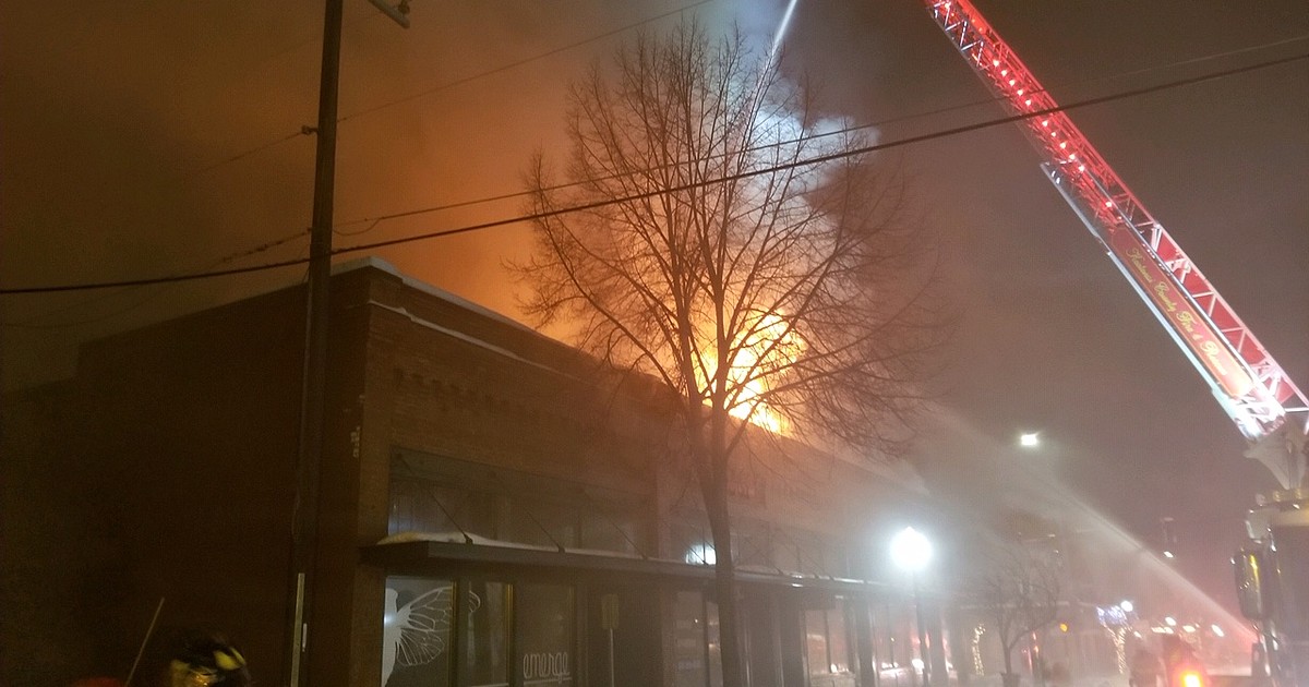 Fire destroys building at Lakeside and Fourth | Coeur d'Alene Press