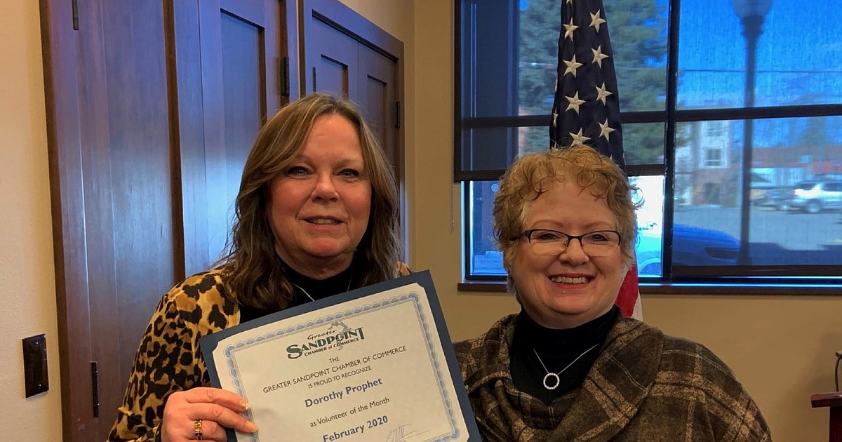 Dorothy Prophet honored as top volunteer | Bonner County Daily Bee