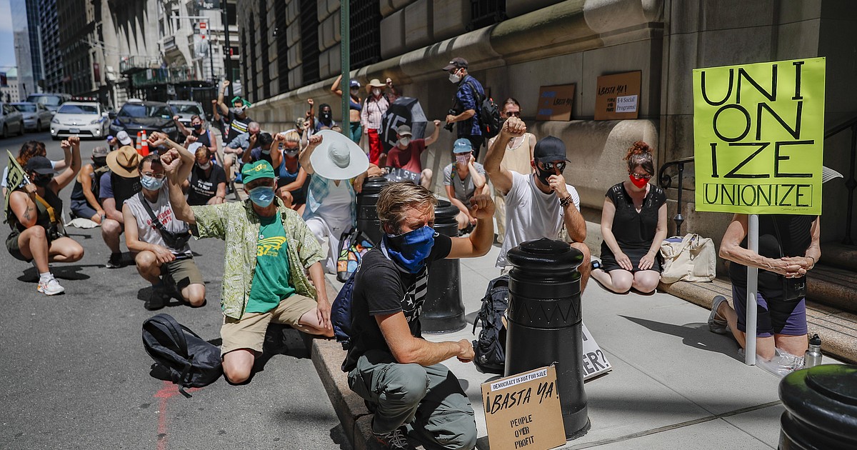 Workers protest racial inequality on day of national strike | Coeur d ...