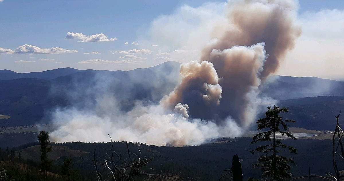 Blanchard fire forces evacuations | Coeur d'Alene Press