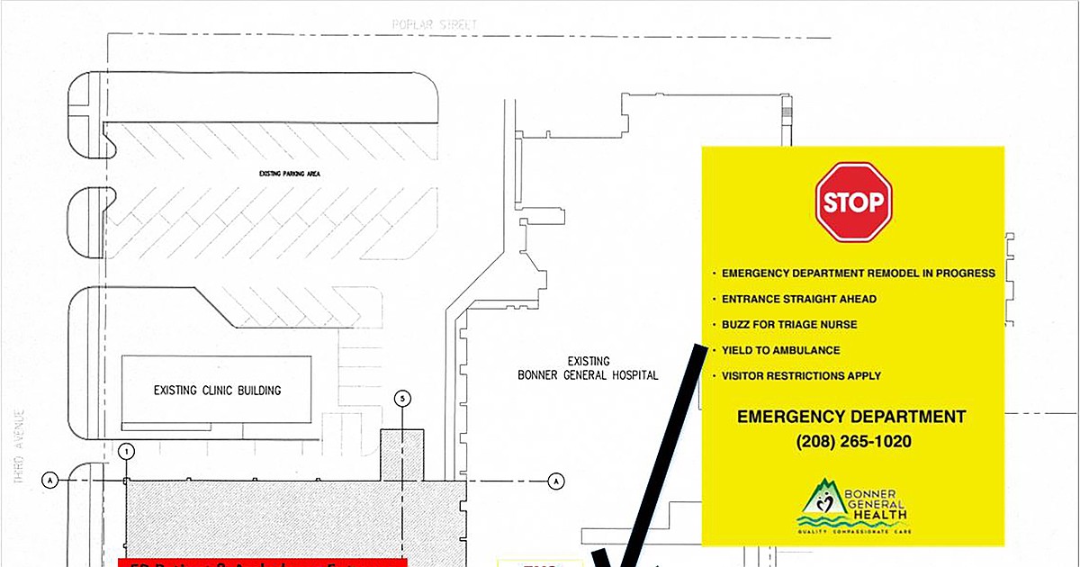 BGH Emergency Department remodel to begin Monday | Bonner County Daily Bee