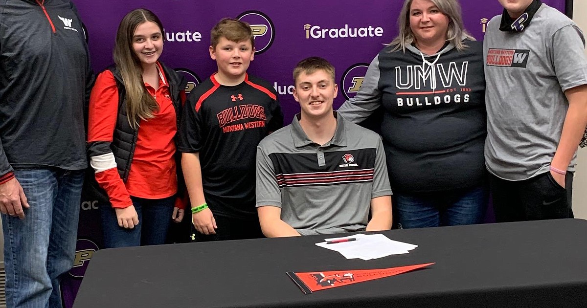 Polson's Trevor Lake signs to play football for UM-Western | Lake ...