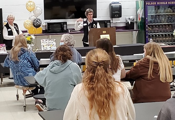 Polson Middle School girls attend Ready…Set…Goals! program | Lake ...