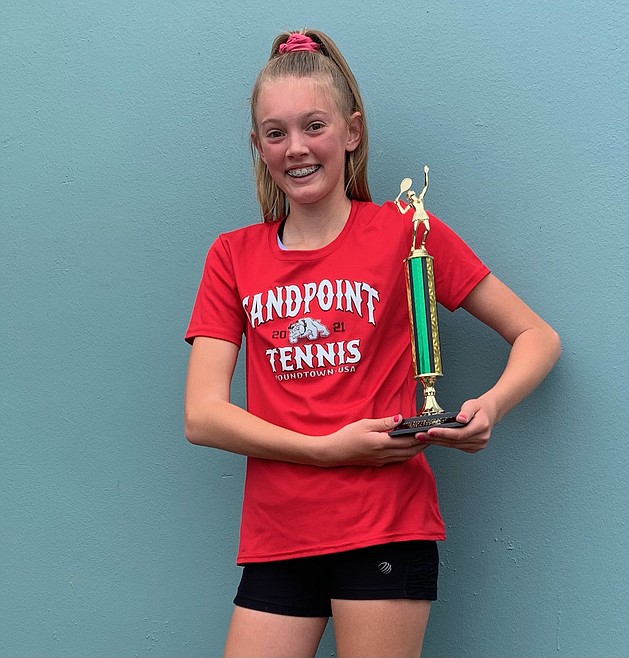 Pepper Rickert claims 12U Boeing Tennis singles title | Bonner County ...