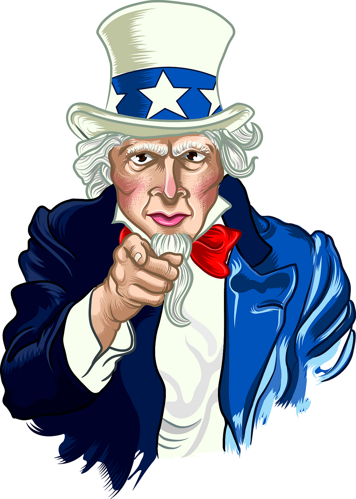 Cartoon Uncle Sam Profile