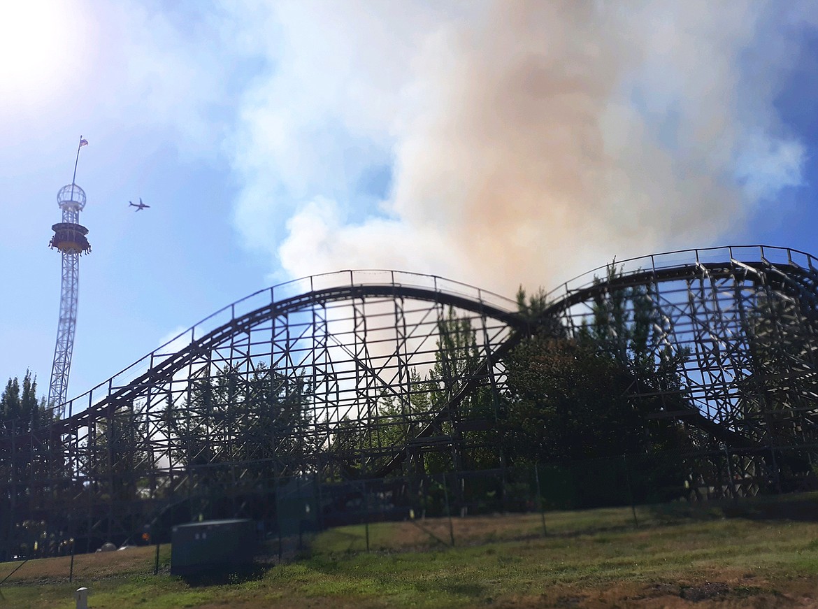 Wildfire near Silverwood | Coeur d'Alene Press