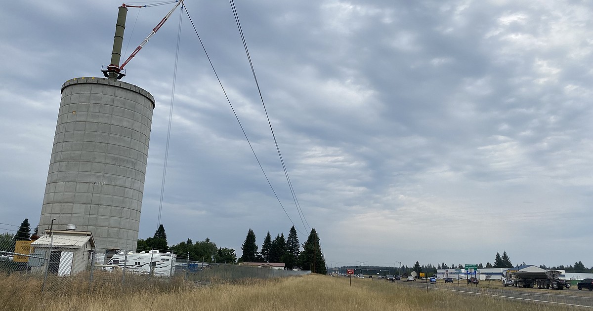 Massive water tower taking shape | Coeur d'Alene Press