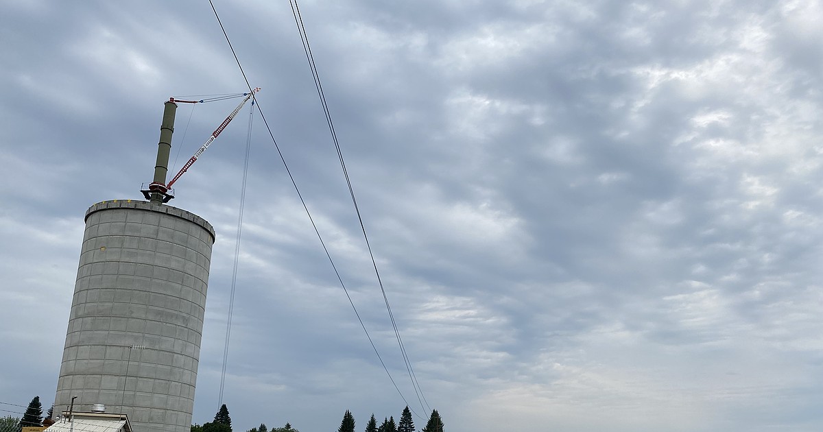 Massive water tower taking shape | Hagadone News Network