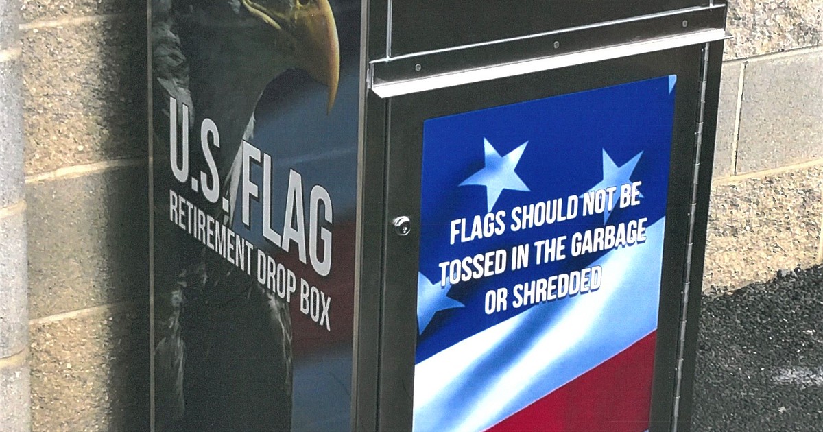 Flag retirement boxes at the VFW | Bonners Ferry Herald