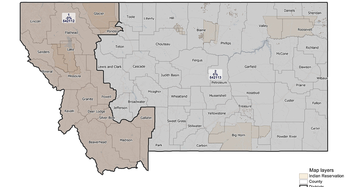 Montana commission finalizes congressional district lines | Daily Inter ...
