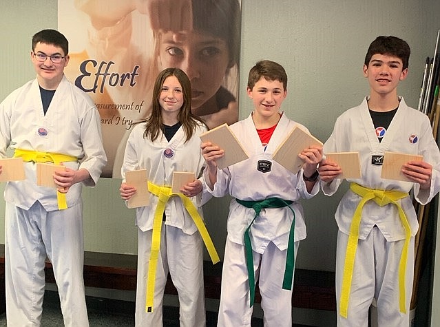 4 teens pass belt tests at SMA | Bonner County Daily Bee