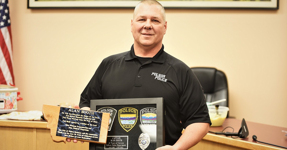 Polson Police Department says farewell to Capt. Booth | Lake County Leader