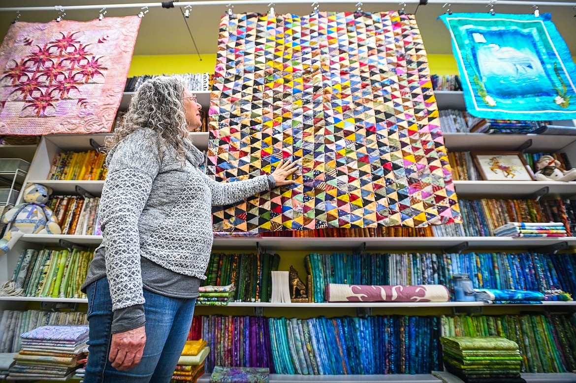 Carol Bean creates in quintessential quilter’s studio | Hagadone News ...