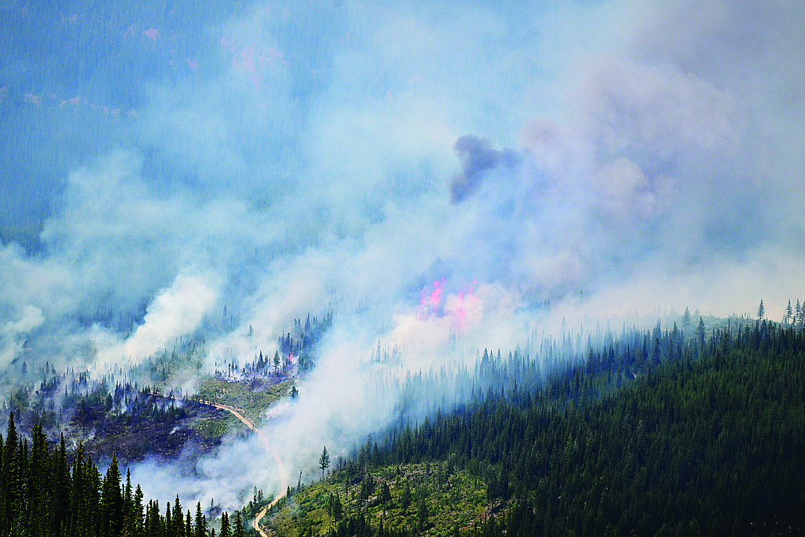 Weasel Fire grows to more than 2,500 acres, crosses into Canada ...