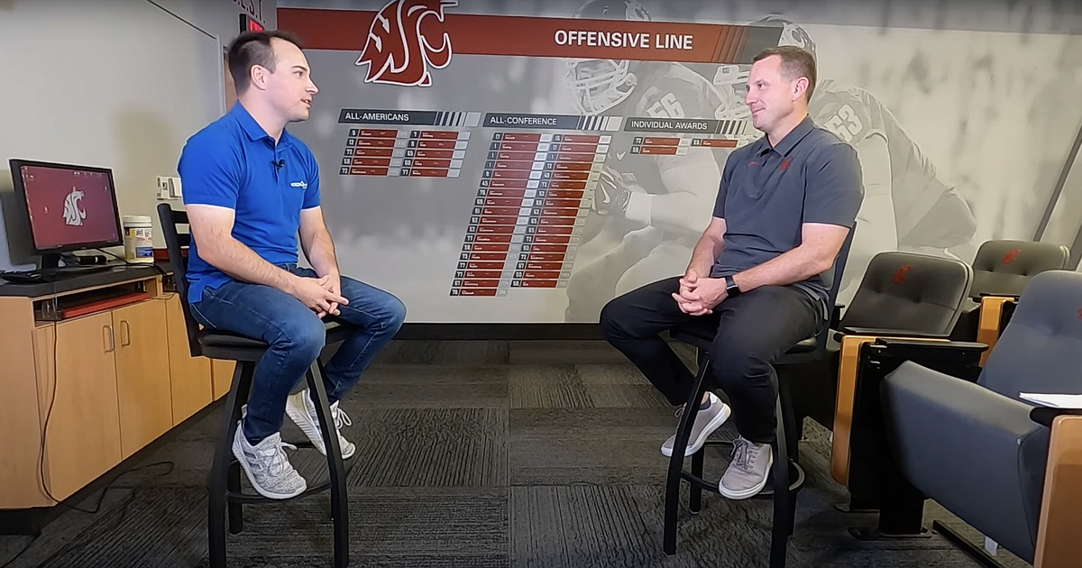 VIDEO: One-on-one interview with WSU Head Coach Jake Dickert before ...