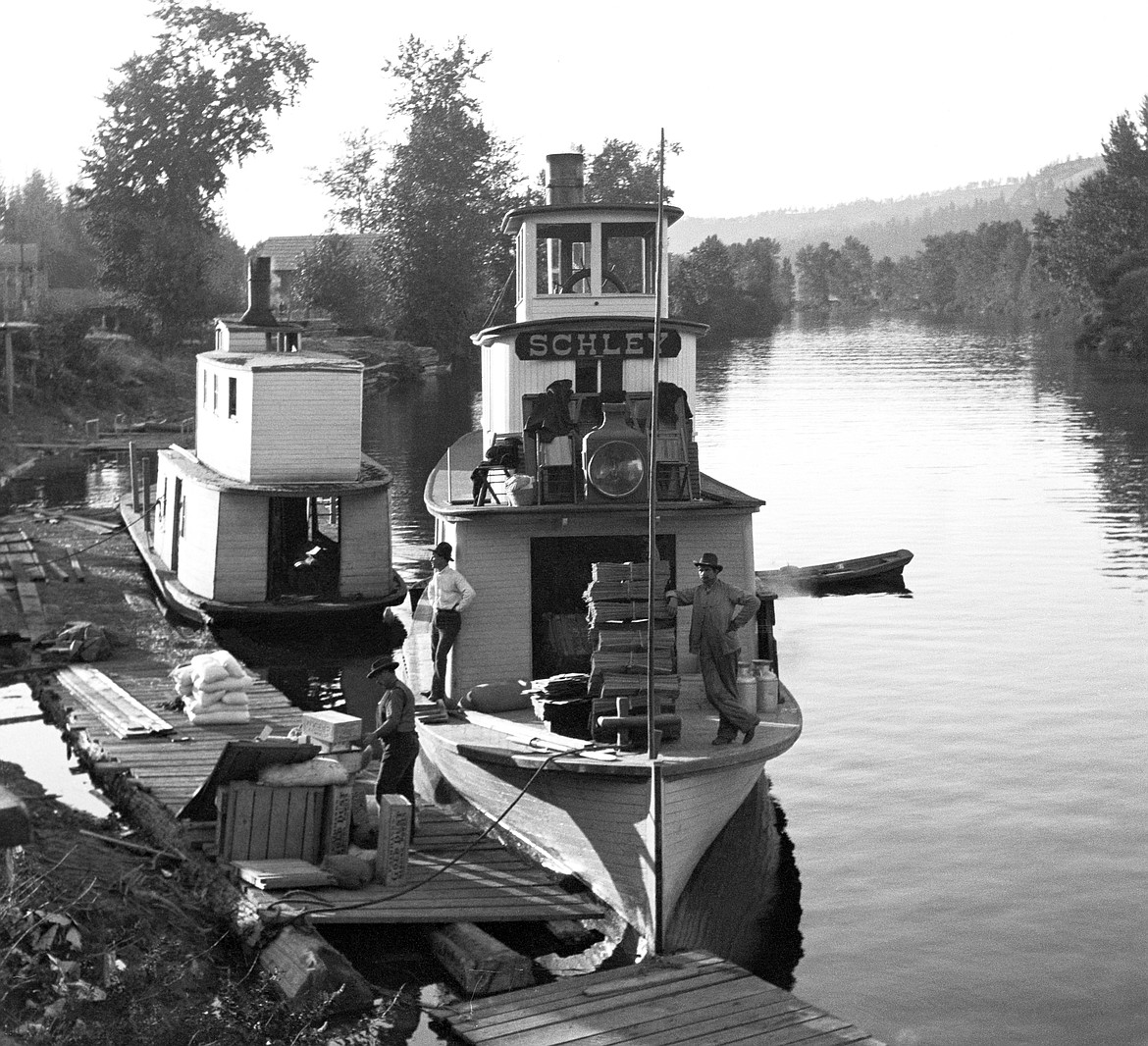 MOVING HISTORY FORWARD: Early freight on the St. Joe River | Coeur d ...