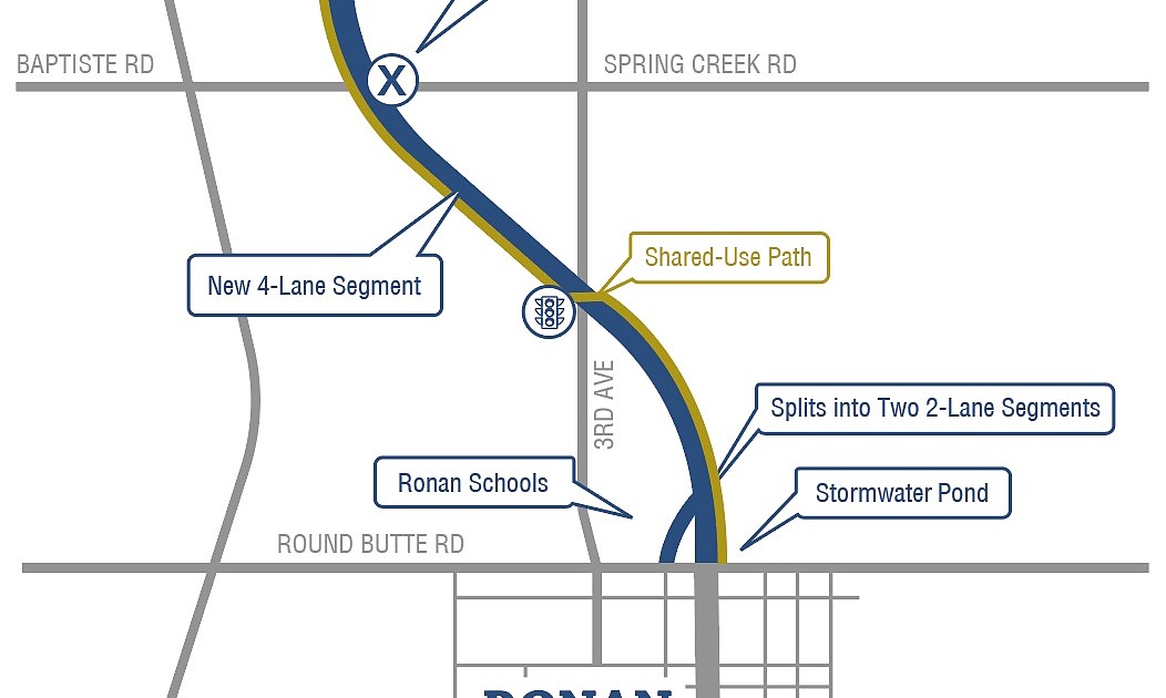 Work begins on U.S. 93, Ronan-North project | Lake County Leader