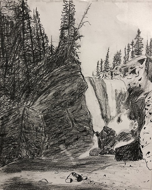 Student Art: ‘On the Trail to Elizabeth Lake’ | Whitefish Pilot