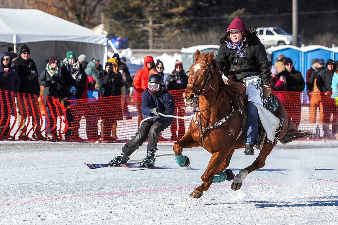Photos: Whitefish Skijoring competitors thrill crowds over weekend ...