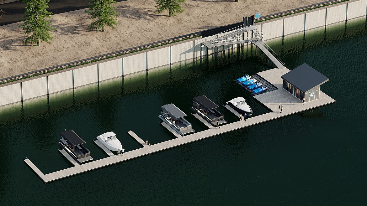 Harbor Center docks under construction | Coeur d'Alene Press