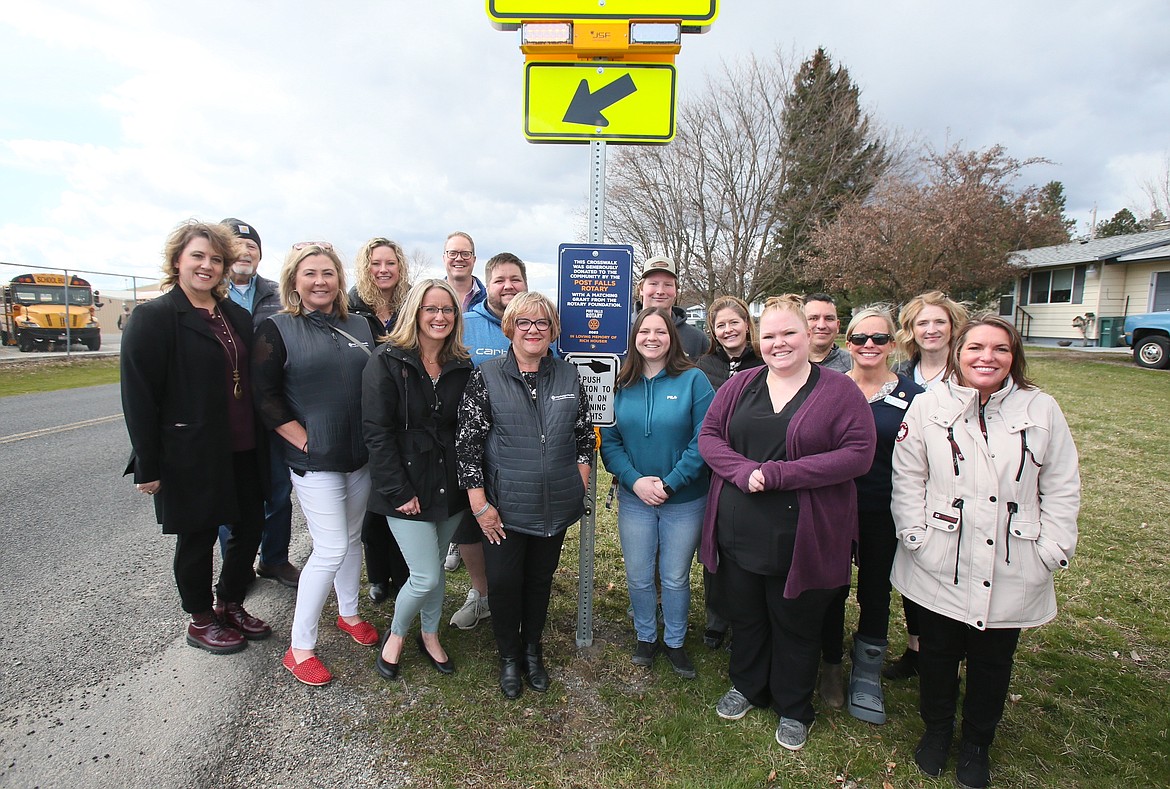 PF crosswalk lights dedicated to late county assessor | Coeur d'Alene Press