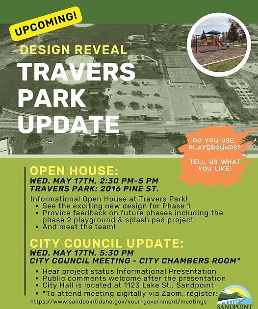 Open house to reveal Travers Park design | Bonner County Daily Bee
