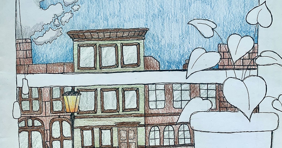 Student Art: ‘Window View’ by Phoebe Stagg | Whitefish Pilot