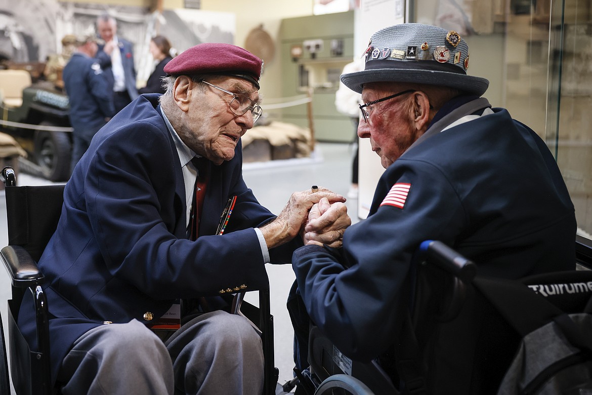'It was tough': World War II veterans return to Utah Beach to mark D ...
