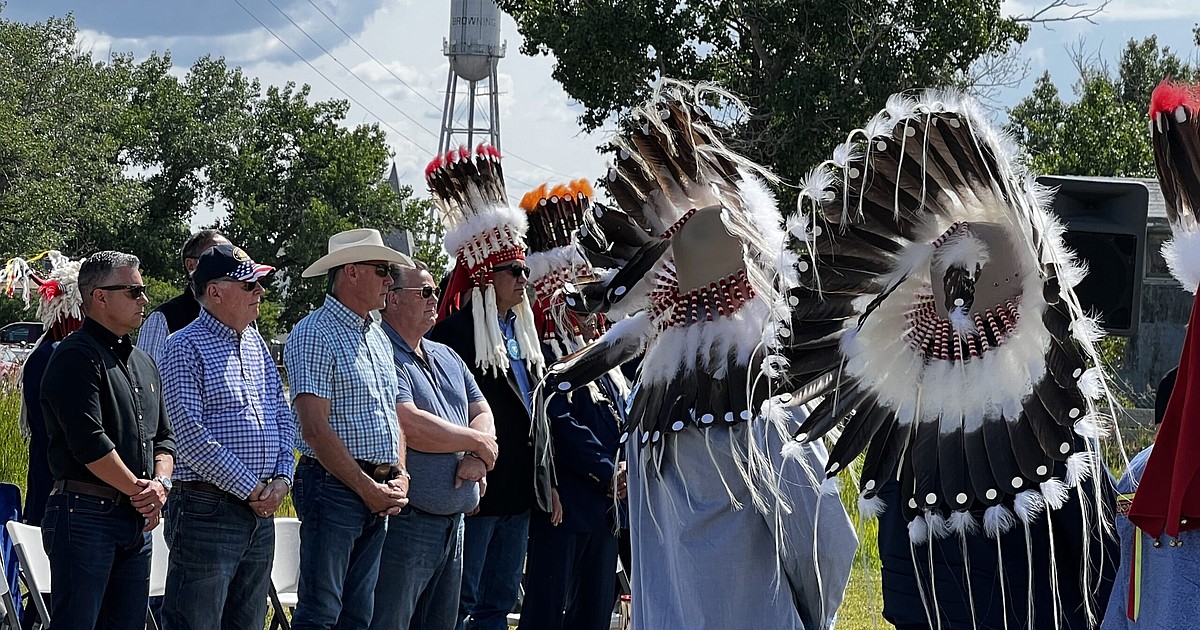 Chief Earl Old Person Memorial Highway unveiled in Browning | Daily ...