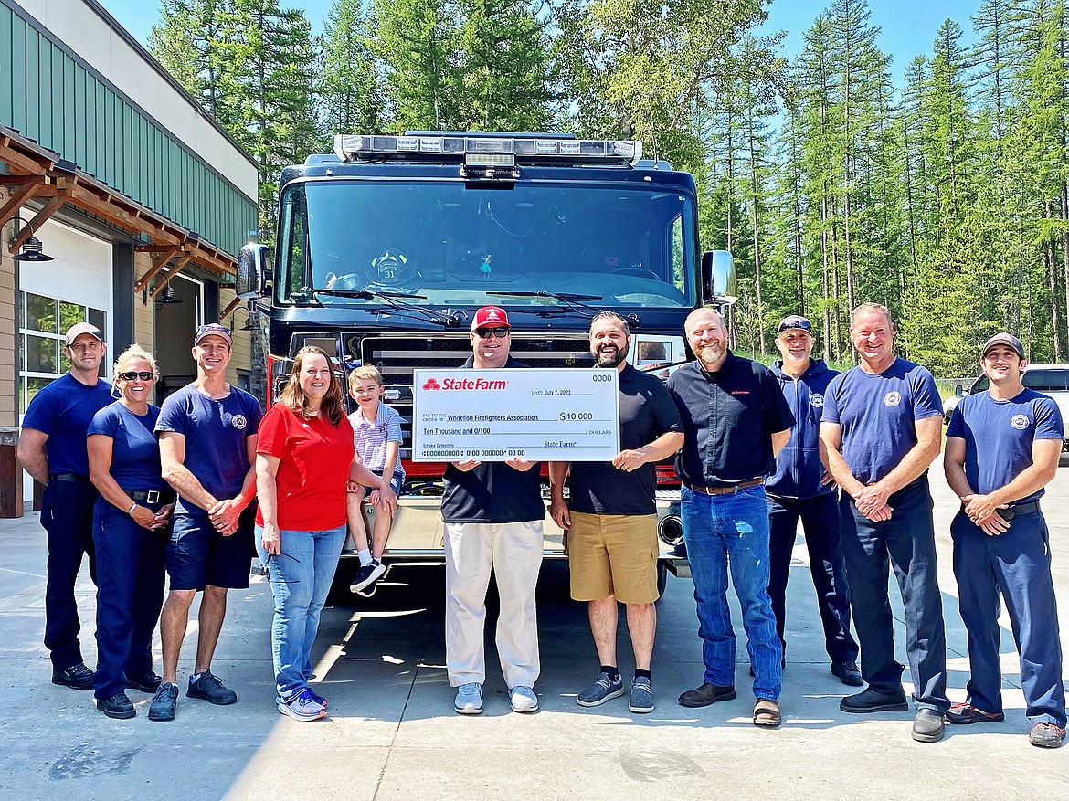 Whitefish Firefighters receive $10K State Farm Good Neighbor Grant ...
