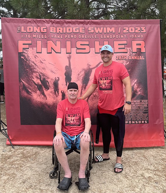 Long Bridge Swim: MS did not stop Tom Peterson from crossing the finish ...