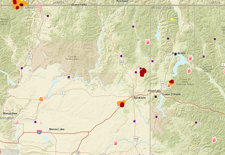 1 dead, 185 structures destroyed in eastern Washington wildfire ...