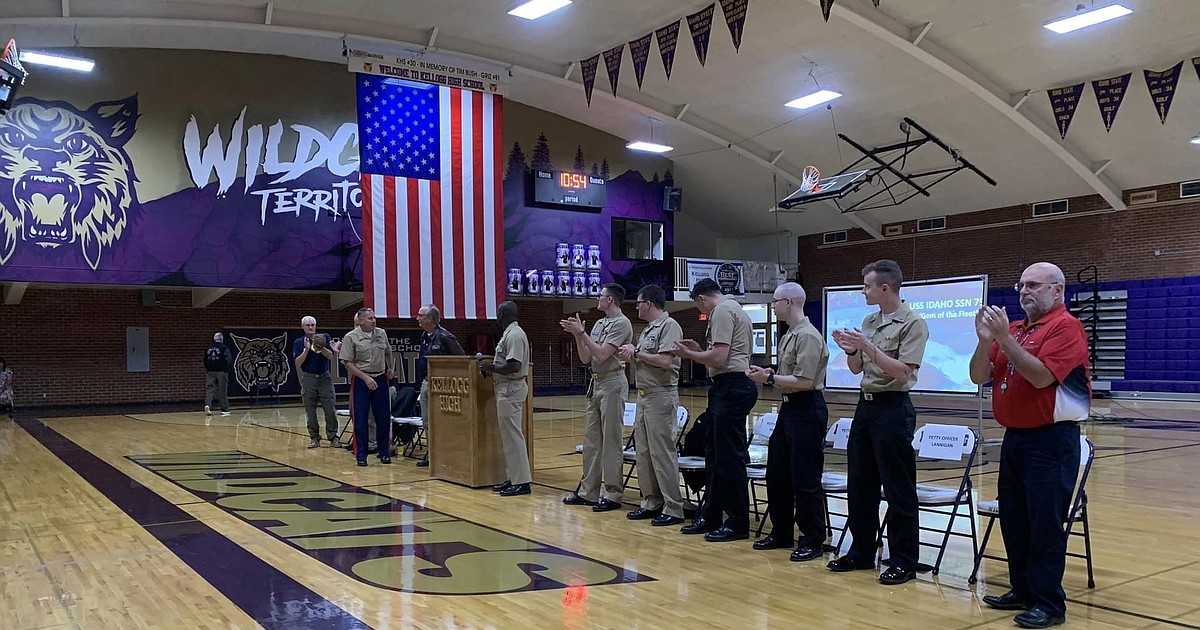 USS Idaho crew visits Kellogg High School | Shoshone News-Press