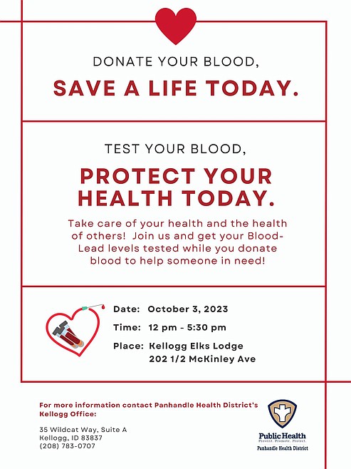 Kellogg Elks Lodge hosts blood drive | Coeur d'Alene Press