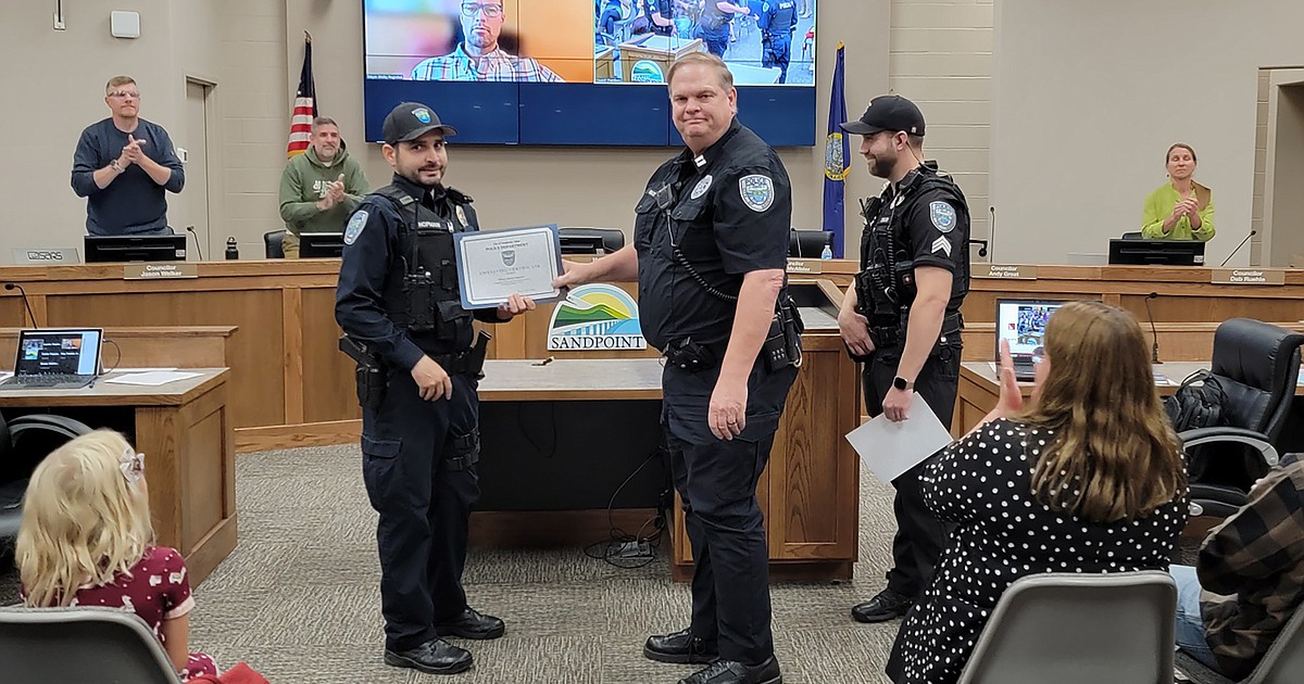 SPD officer honored for saving man's life | Bonner County Daily Bee