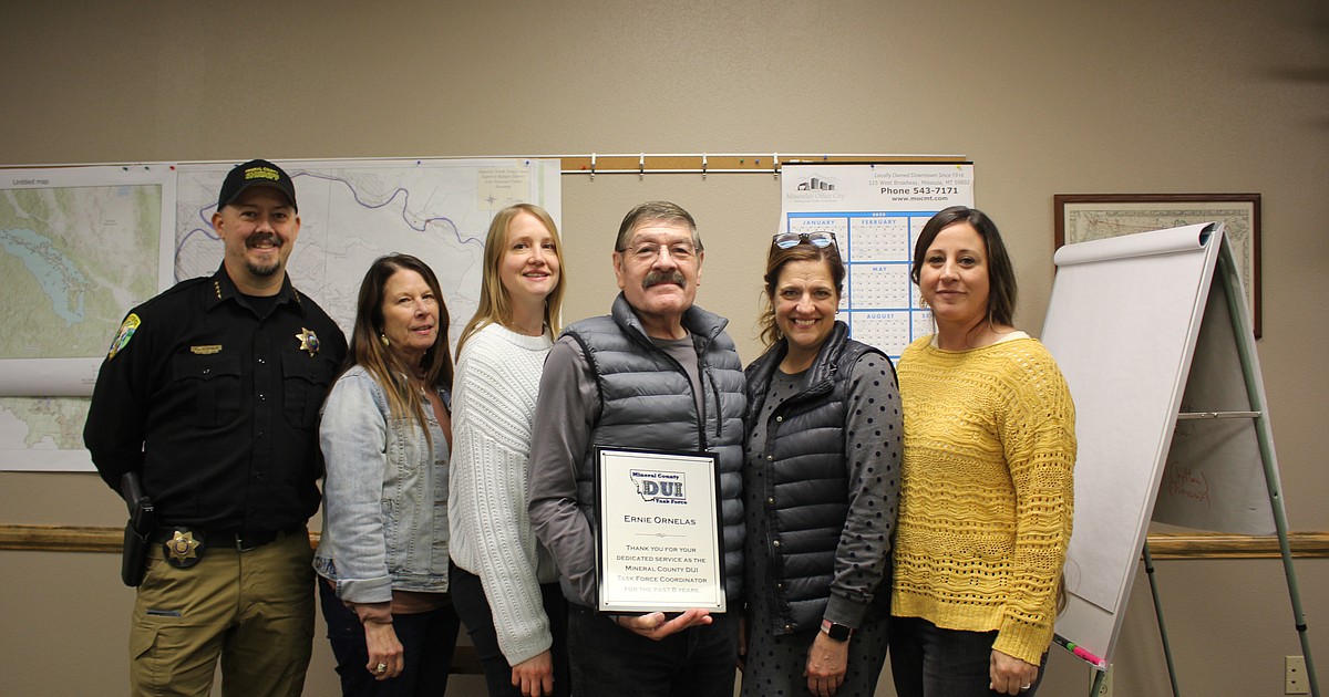 Ornelas honored for work on DUI Task Force | Valley Press/Mineral ...