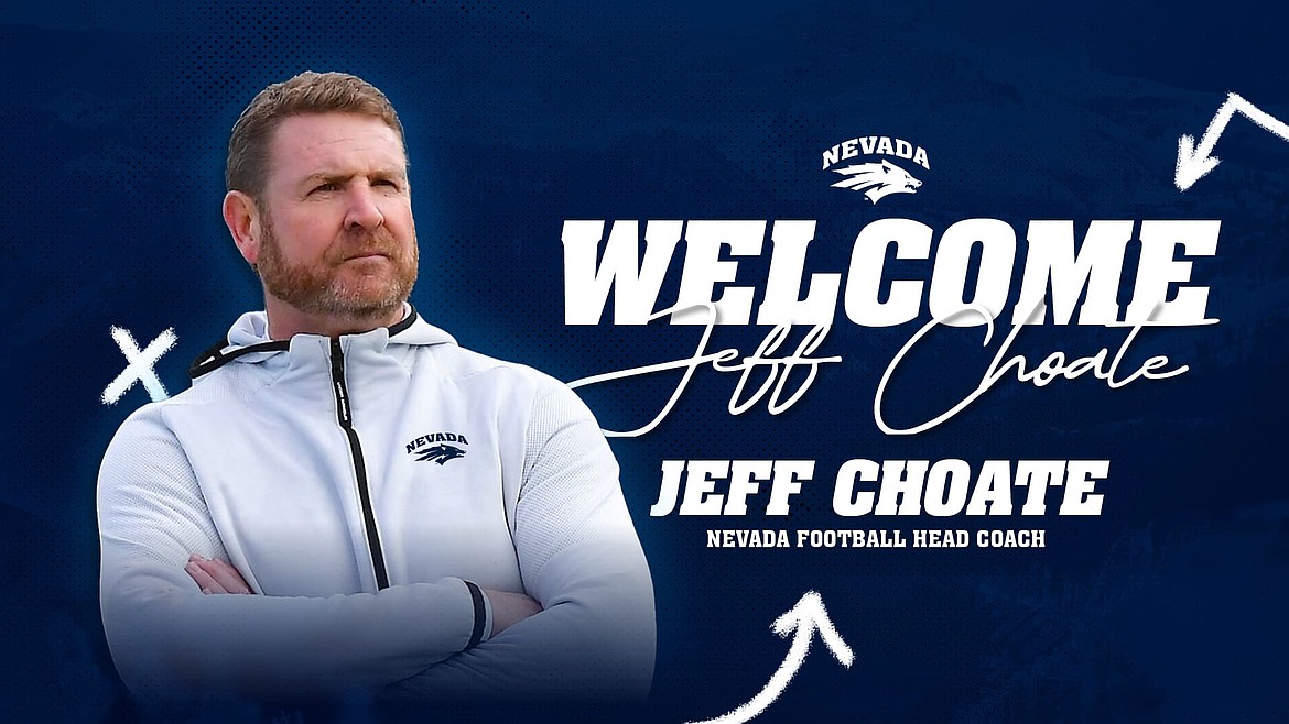 Choate named Nevada football coach | Coeur d'Alene Press