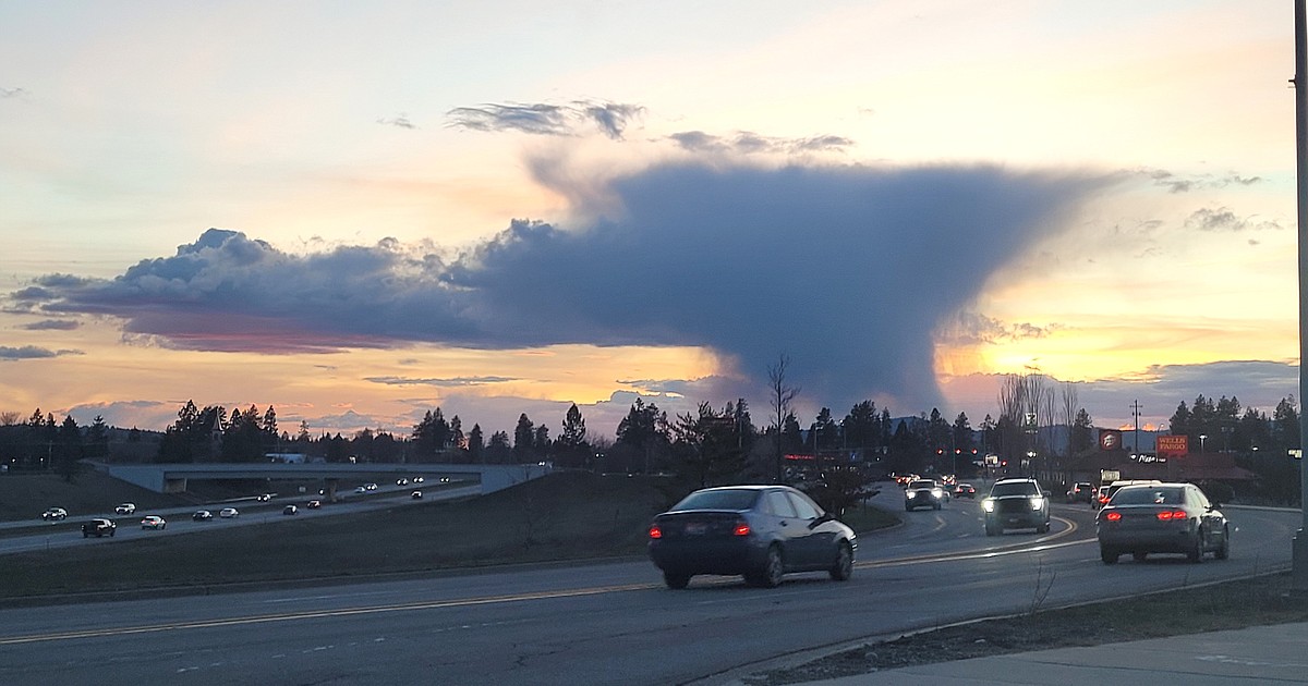 'Anvil' cloud over Post Falls | Coeur d'Alene Press