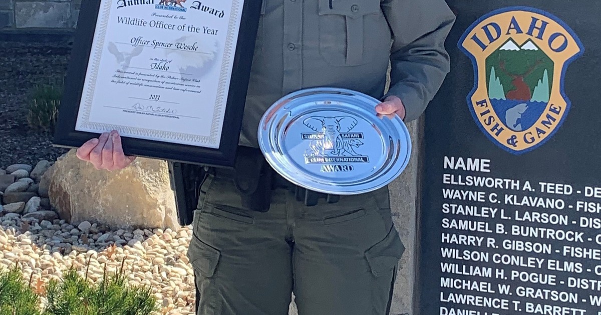 Wesche honored as Shikar-Safari Club International Wildlife Officer of the Year | Coeur d'Alene ...