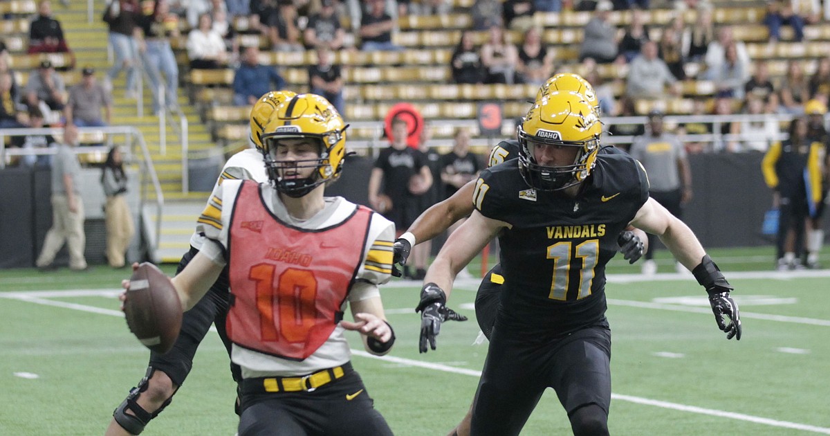 Idaho spring football game: Johnson displays an 'edge' | Coeur d'Alene ...