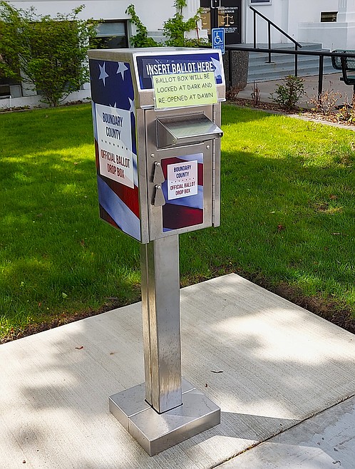 New absentee voter box at the courthouse | Bonners Ferry Herald