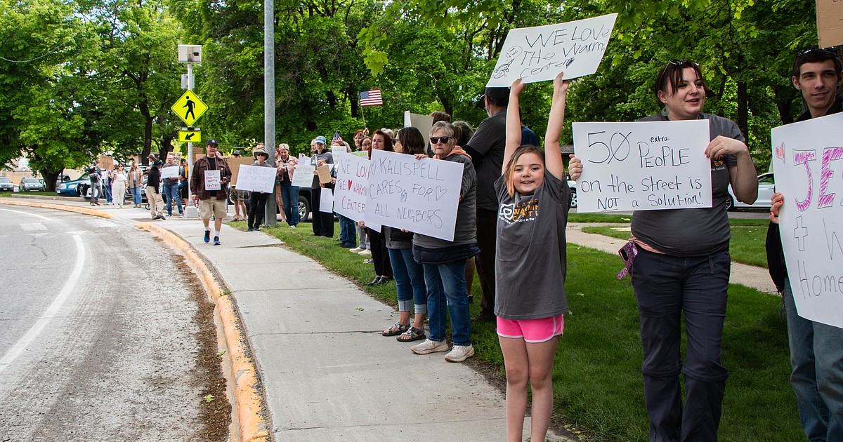Supporters rally in Kalispell for embattled Flathead Warming Center ...